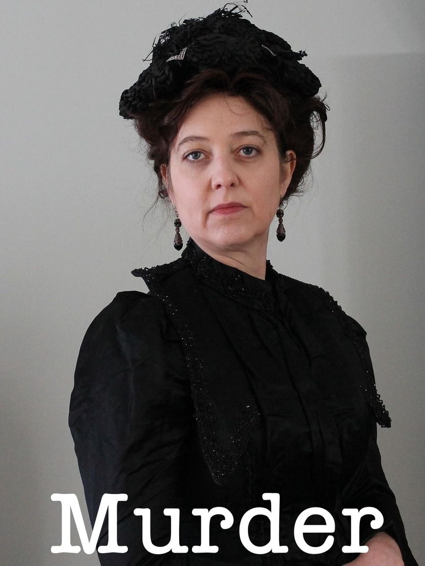 Lizzie Borden as portrayed by Leslie Goddard (Mayhem, Mystery, Murder ...